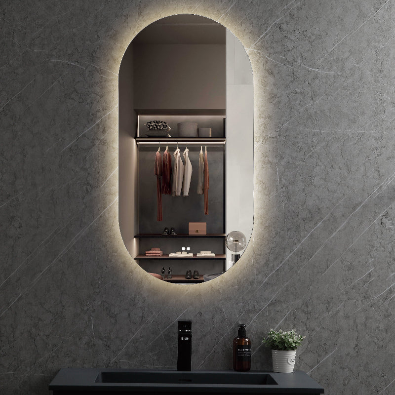 Framed LED Mirrors | Illuminated Designs in Black, Gold, White & More ...