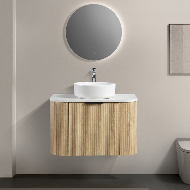 Curved Bathroom Vanities | Stylish & Modern Designs Online — Acqua ...