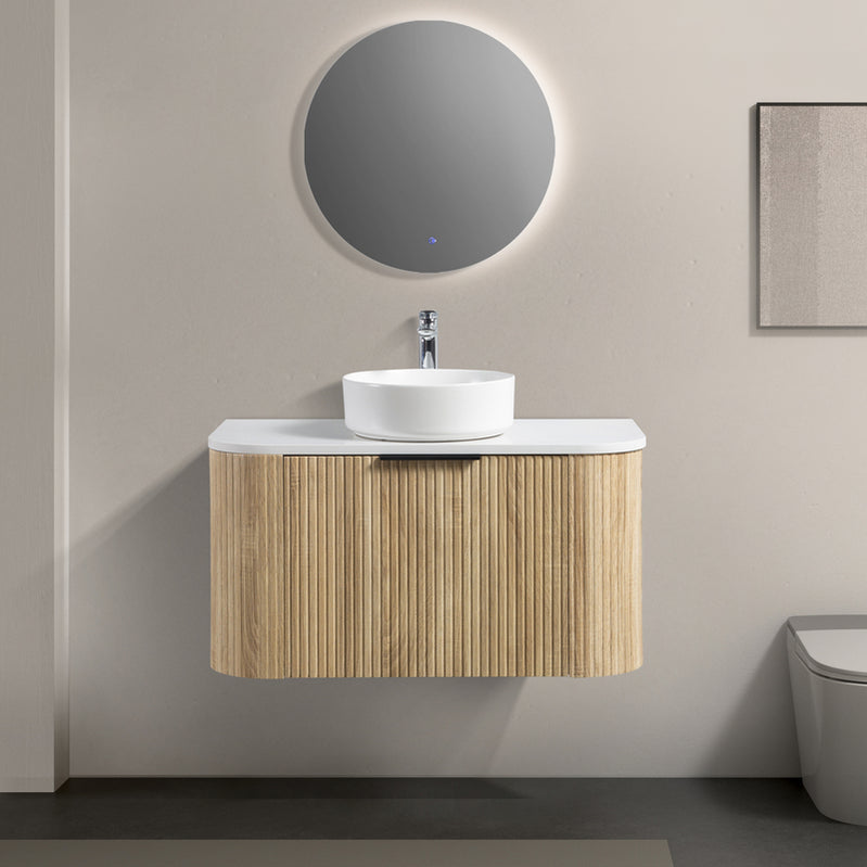 Curved Bathroom Vanities | Stylish & Modern Designs Online — Acqua ...