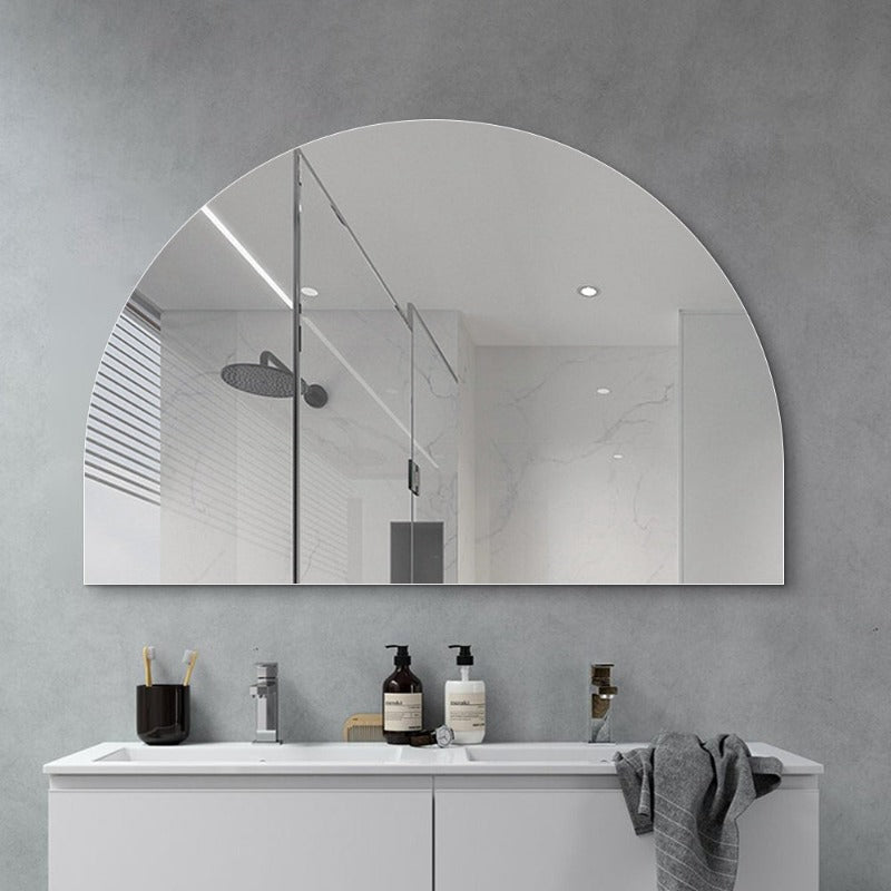 Arched 1200 x 800 Polished Edge Mirror — Acqua Bathrooms