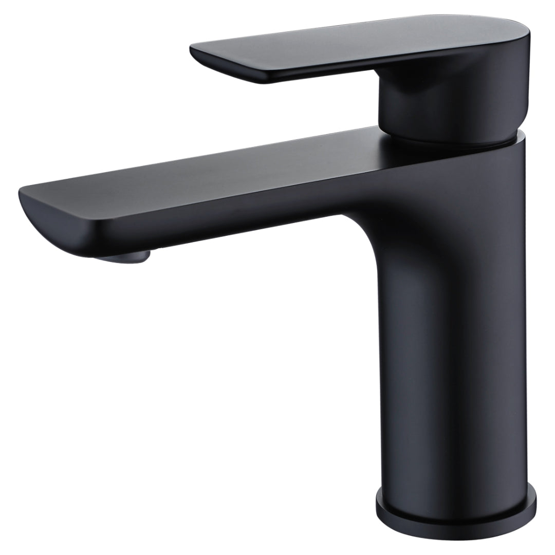 Classic Matte Black Basin Mixer | Acqua Bathrooms