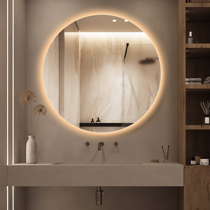 Round Touchless 1000mm LED Mirror - Three Light Temperatures — Acqua ...