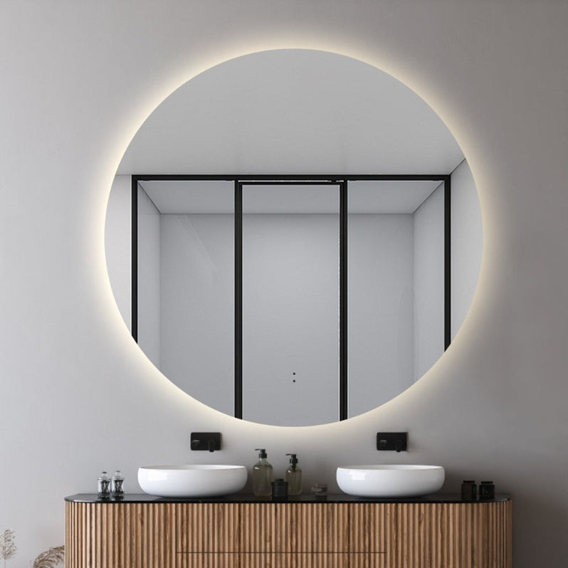 Round Touchless 1200mm LED Mirror - Three Light Temperatures — Acqua ...