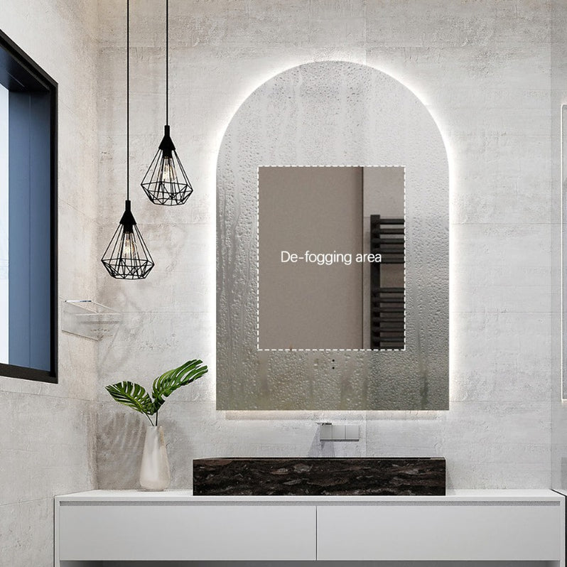Indulge | Arched Touchless LED Mirror - Three Light Temperatures