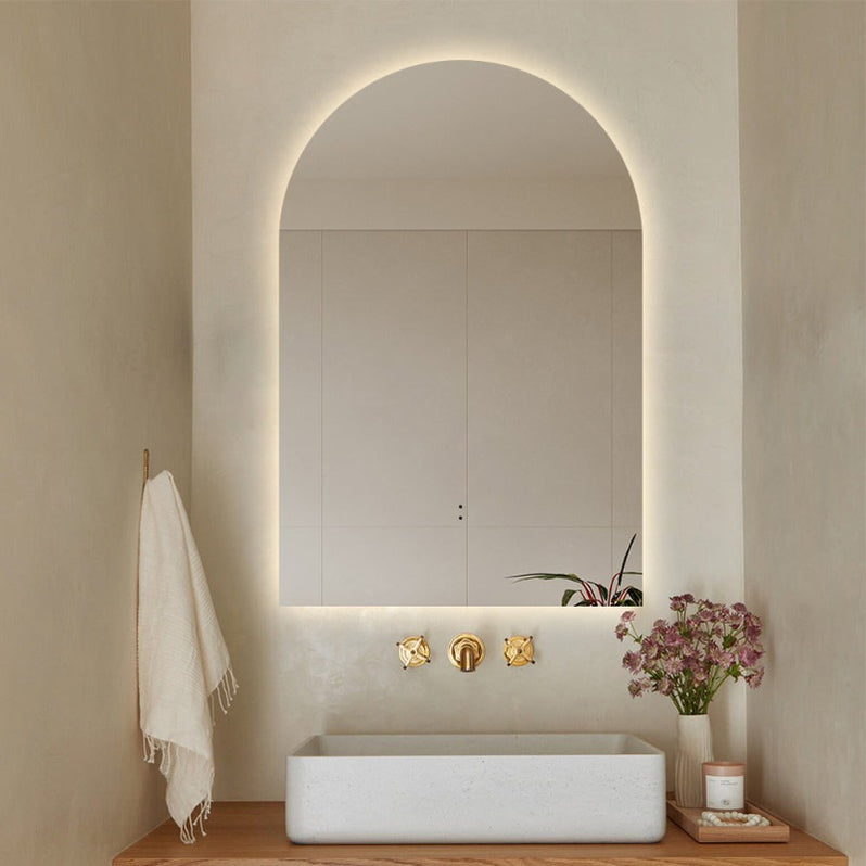 Indulge | Arched Touchless 600 x 900 LED Mirror - Three Light ...
