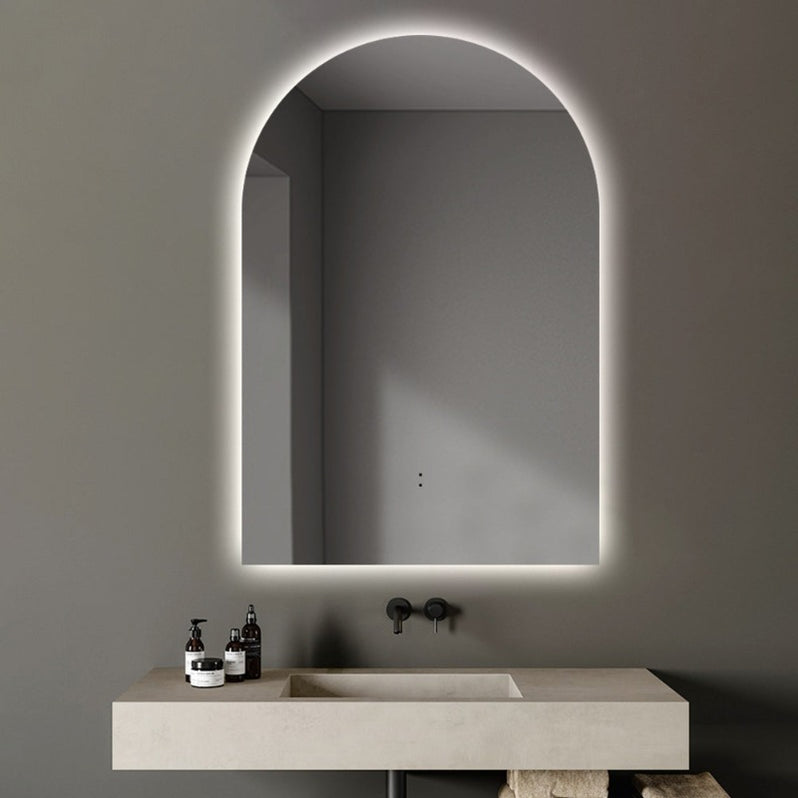 Indulge | Arched Touchless 600 x 900 LED Mirror - Three Light ...