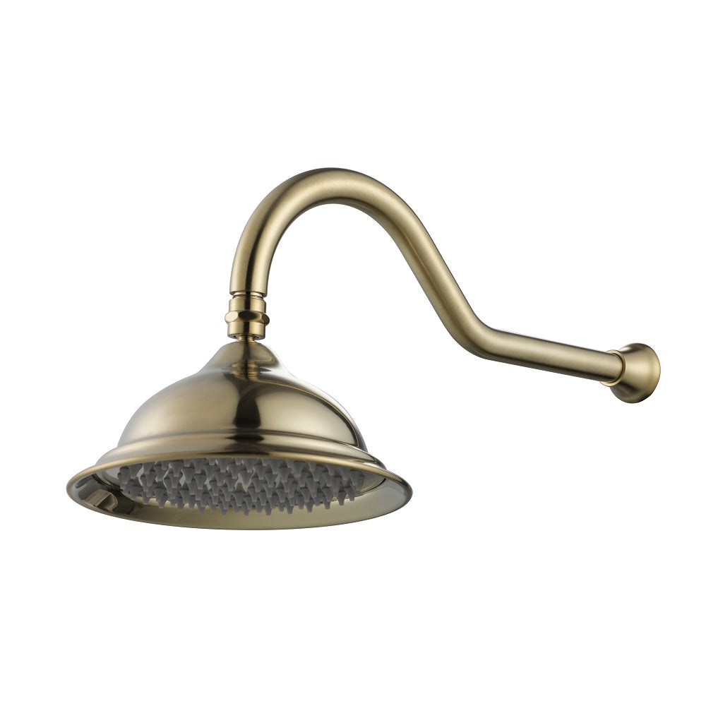 Bordeaux Traditional Brushed Gold Shower Set