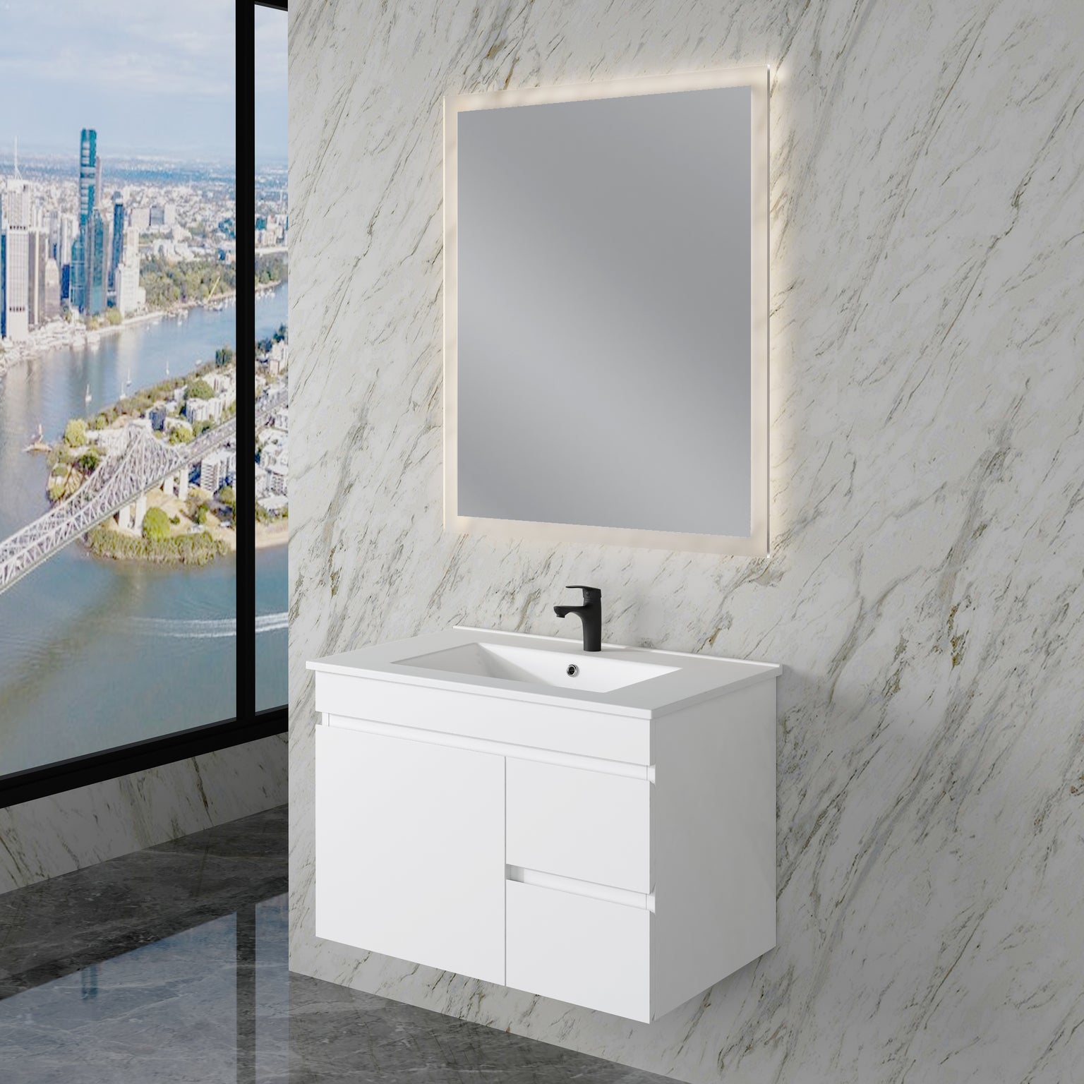 Wall Hung Bathroom Vanities | Modern, Space-Saving & Stylish Designs ...