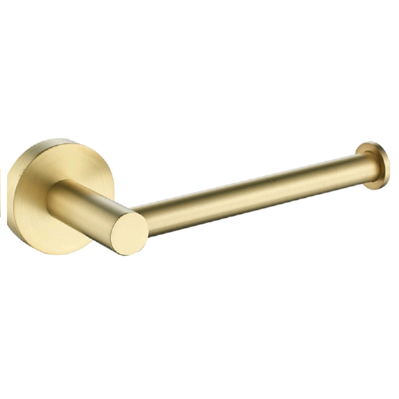Hali Brushed Gold Toilet Roll Holder | Acqua Bathrooms